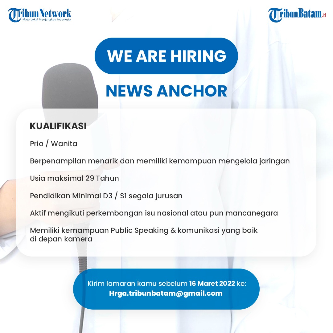 Lowongan Pekerjaan di Tribun Batam – Politeknik Negeri Batam