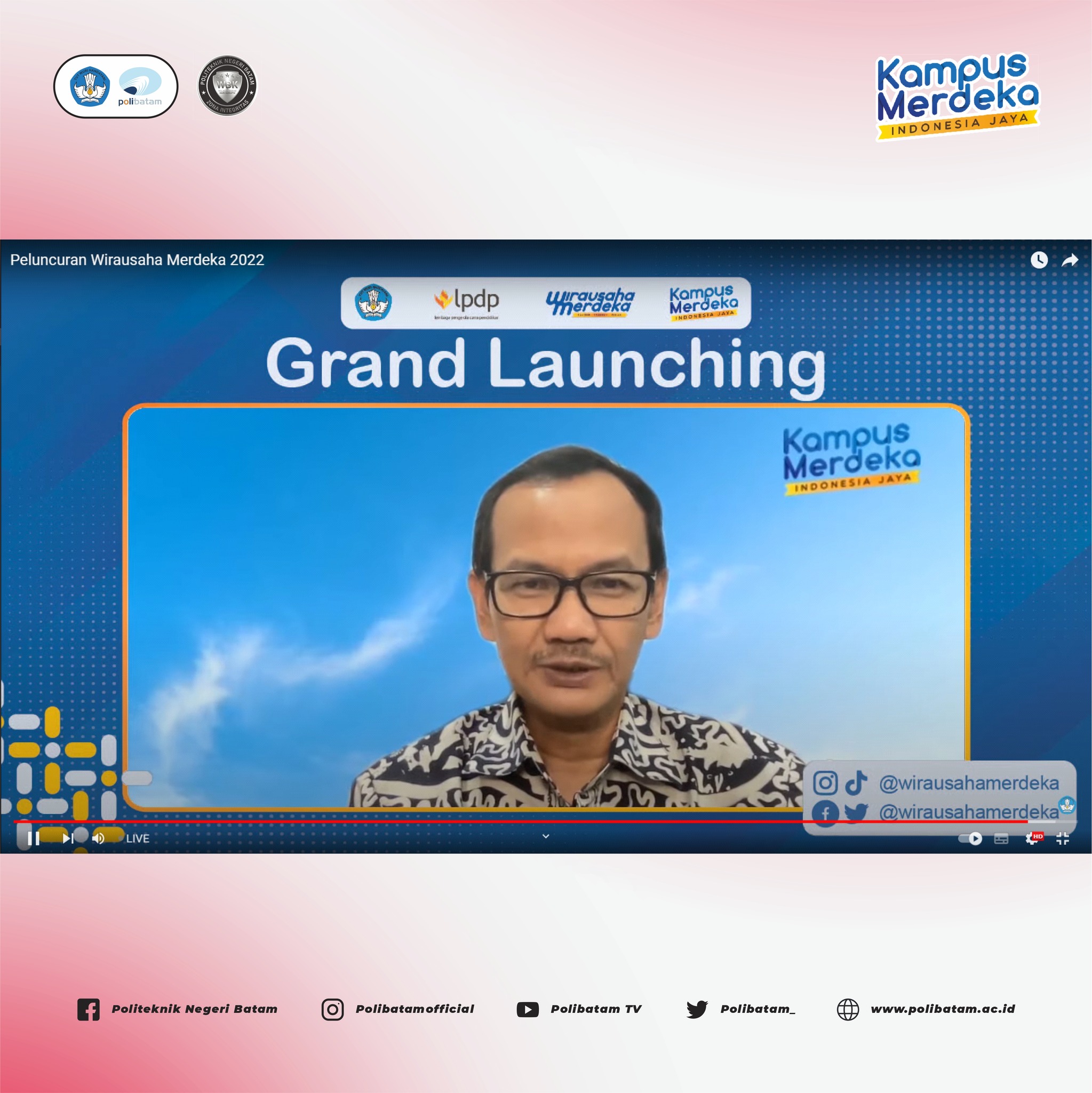 Polibatam Menjadi Salah Satu Dari 17 Perguruan Tinggi Pelaksana Program ...