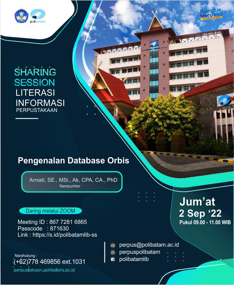 Sharing Session Dengan Topik “Pengenalan Database ORBIS” – Politeknik Negeri Batam
