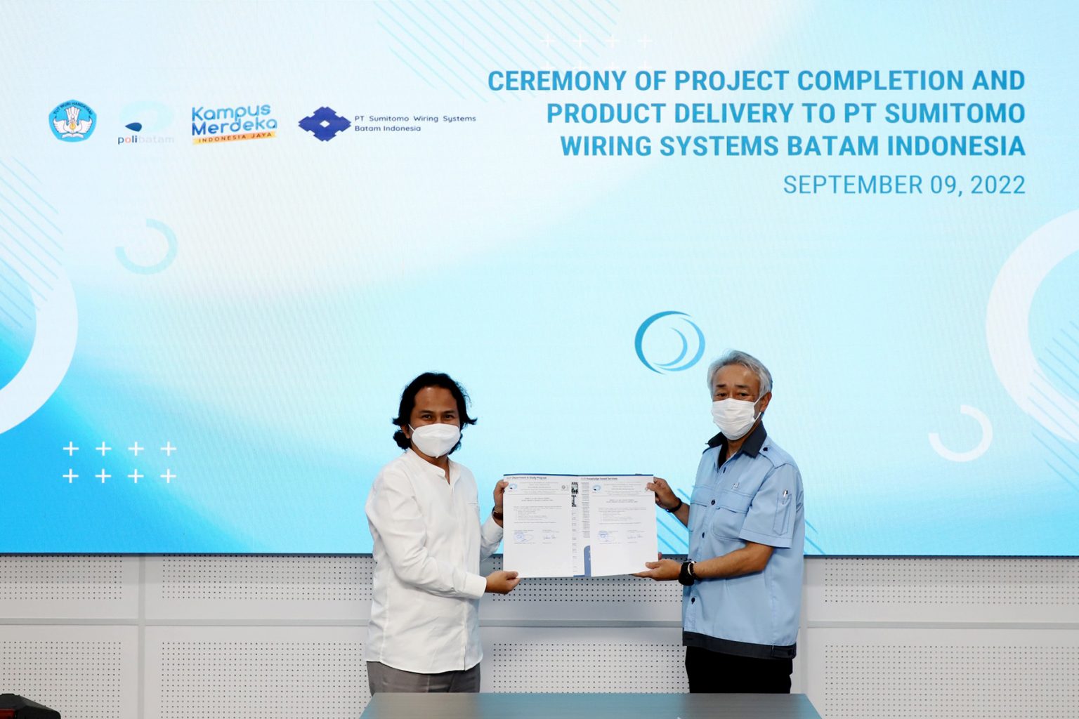Video Ceremony of Project Completion & Product Delivery to PT. Sumitomo ...