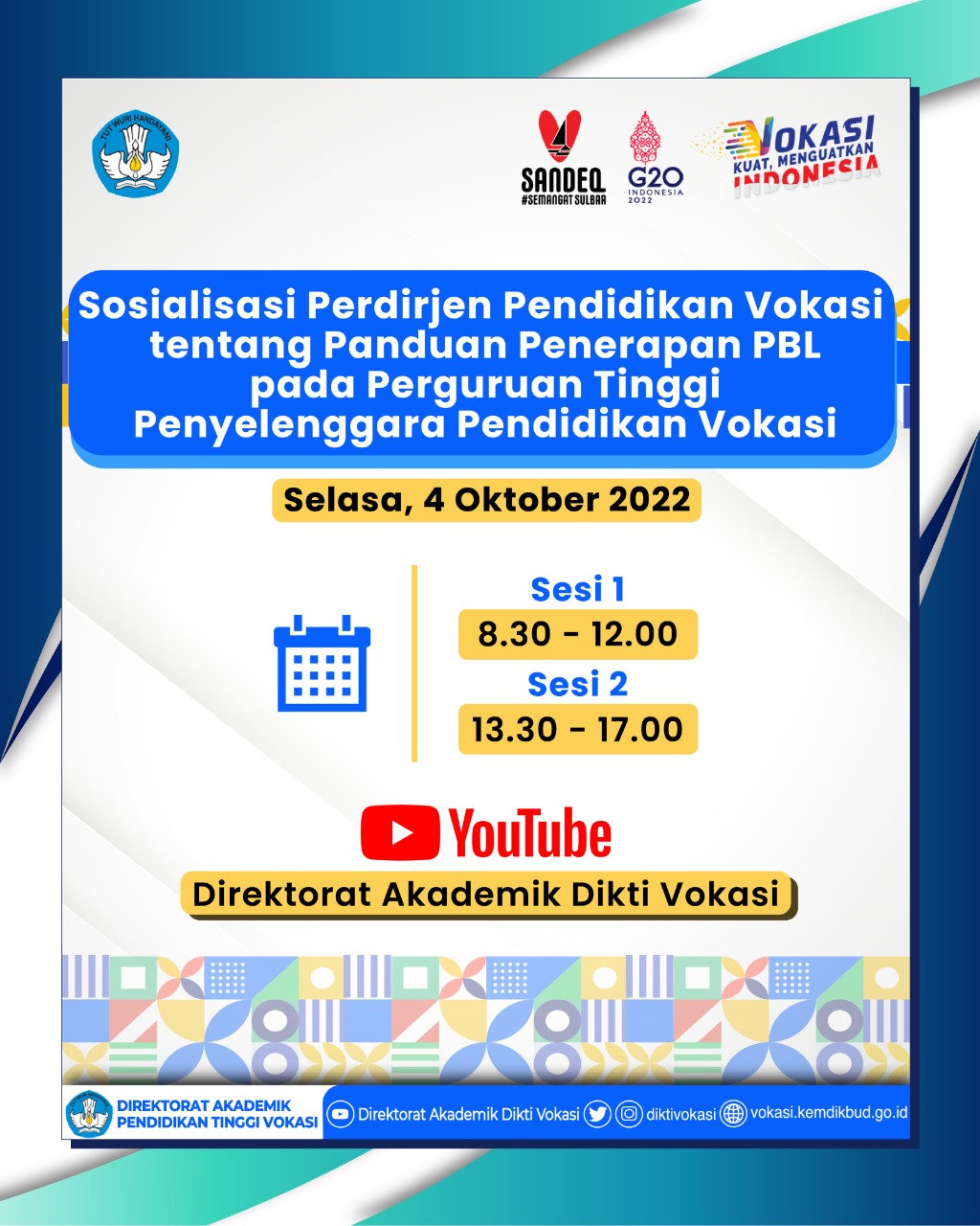 Sosialisasi Perdirjen Pendidikan Vokasi tentang Panduan Penerapan PBL pada Perguruan Tinggi ...