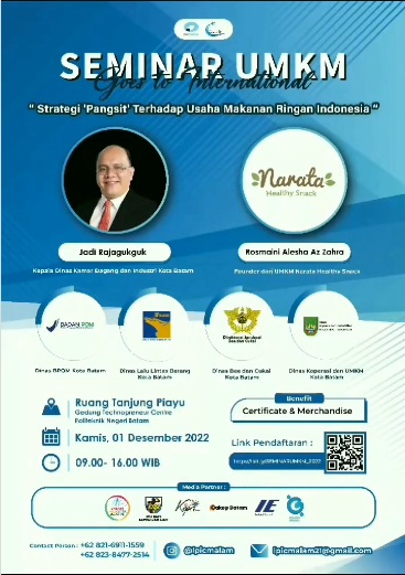 Seminar UMKM Goes To International – Politeknik Negeri Batam