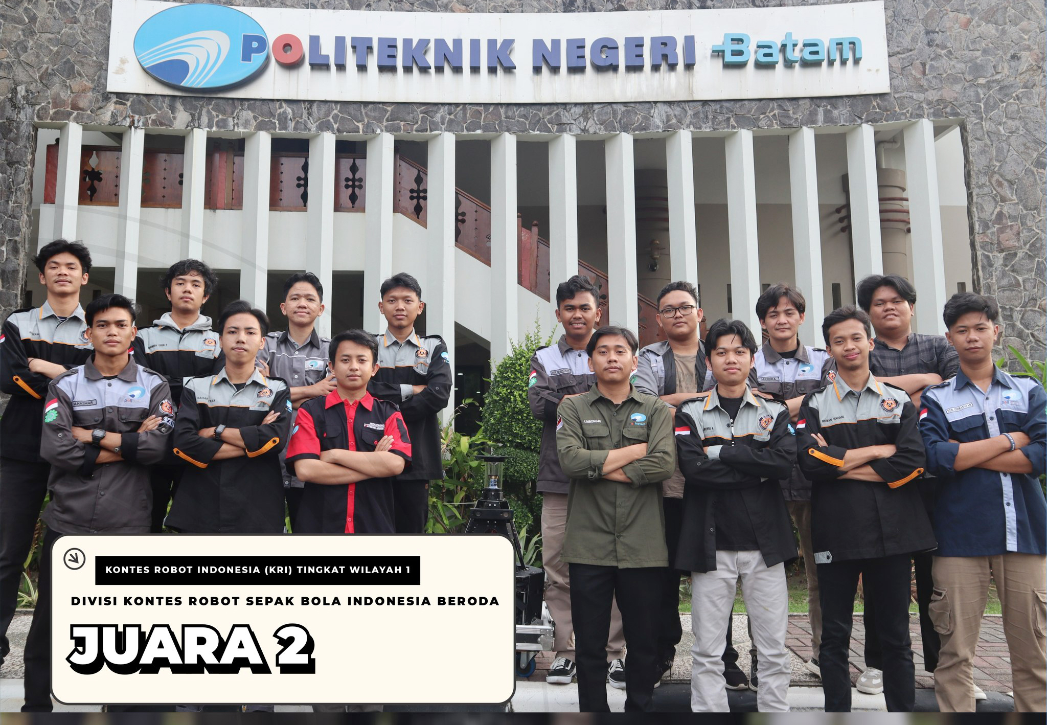 Tim Robot Polibatam Raih 3 Juara di Ajang Kontes Robot Indonesia (KRI ...