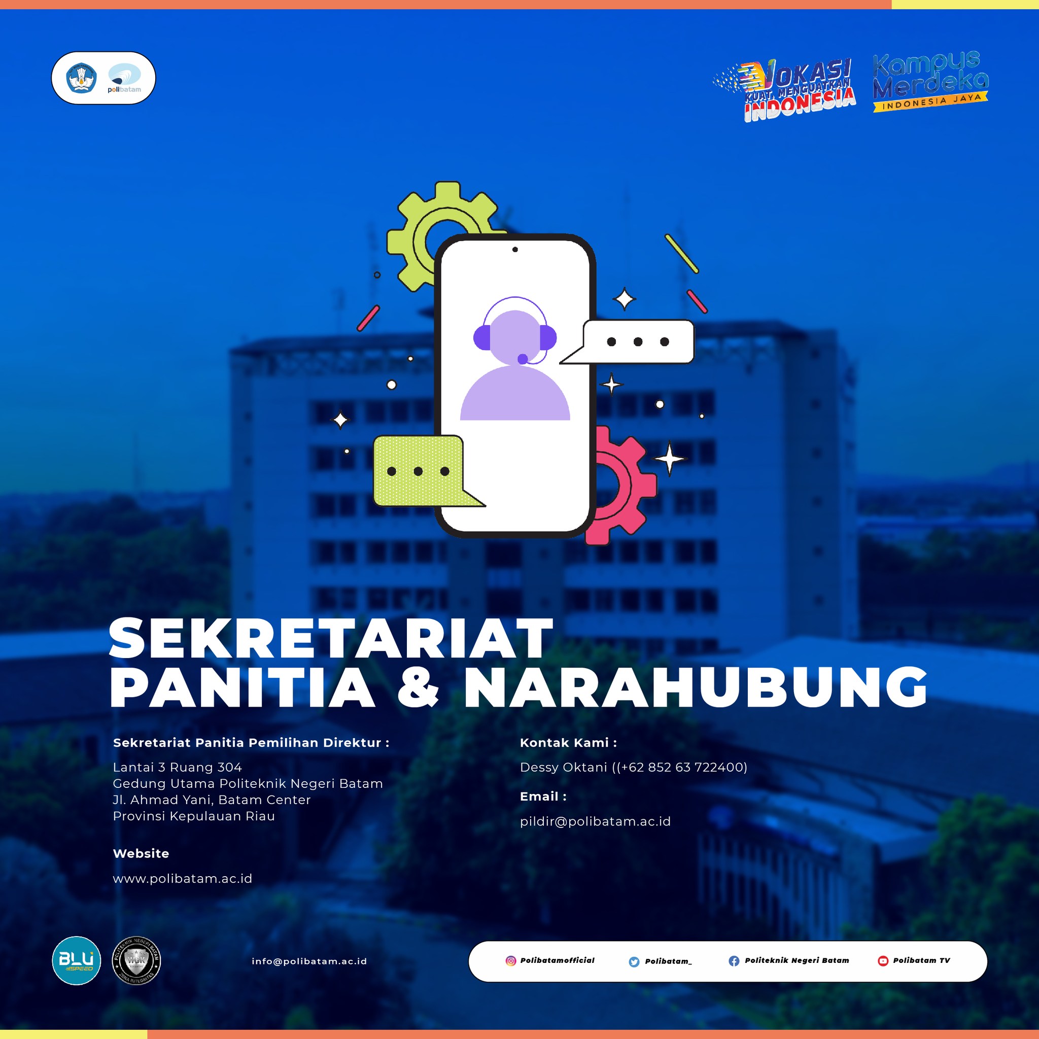 Pemilihan Direktur Polibatam Tahun 2024-2028 – Politeknik Negeri Batam