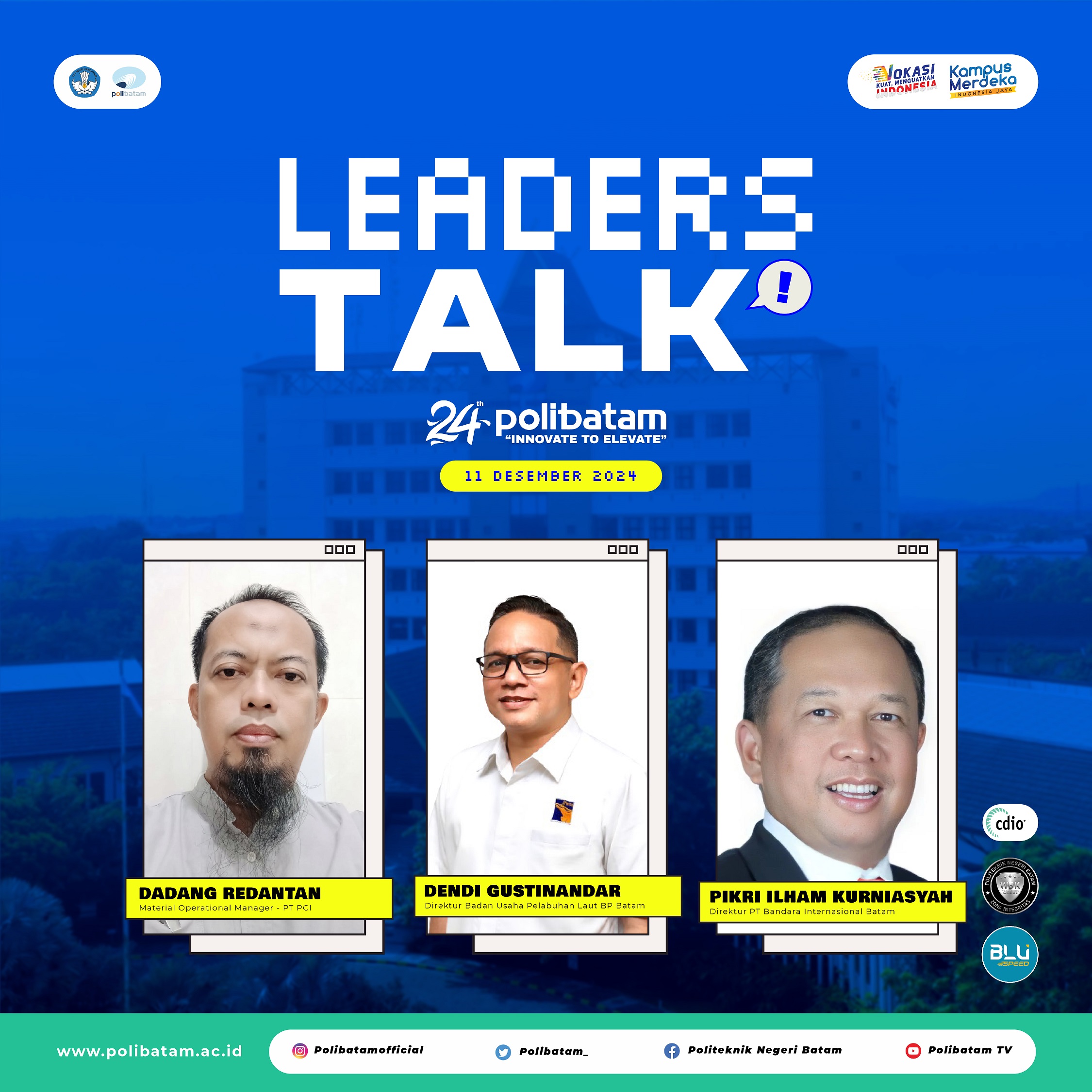 Acara Leaders-Talk 5: “Technology Innovations and Digitalisation ...